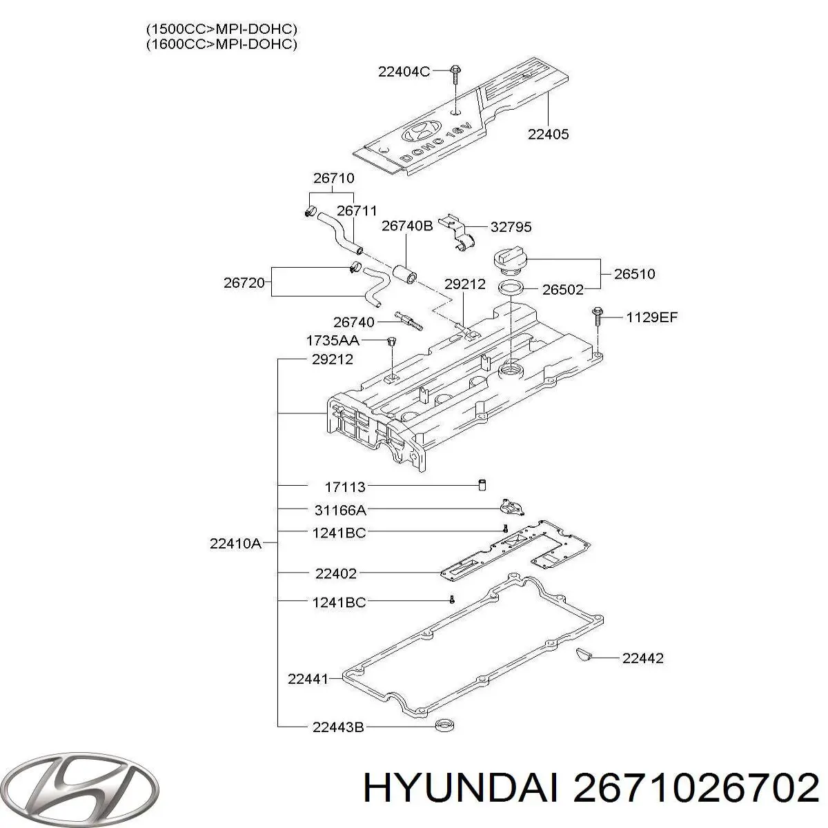 2671026702 Hyundai/Kia сравнить цены на Автопро