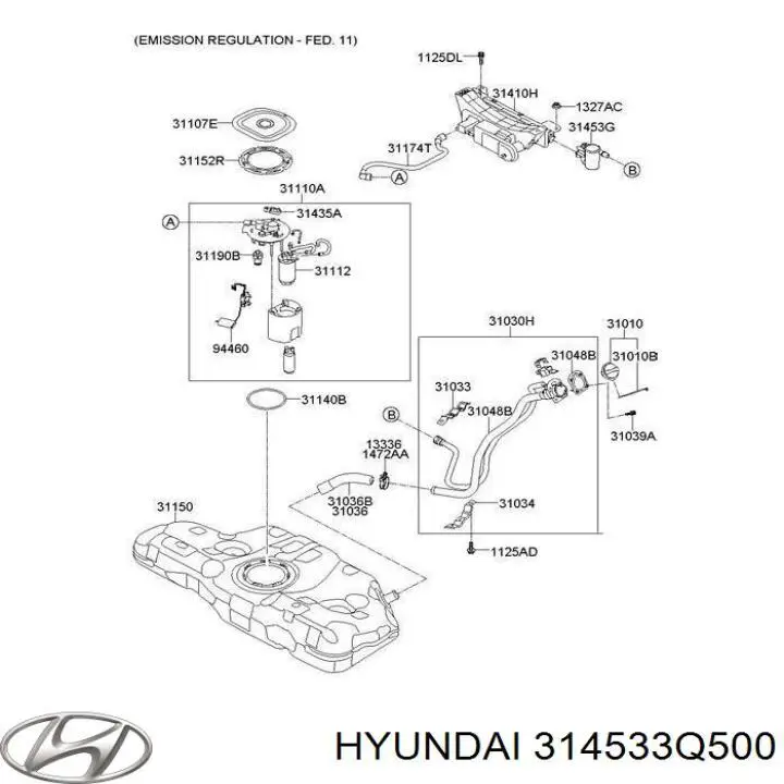314533Q500 Hyundai/Kia сравнить цены на Автопро
