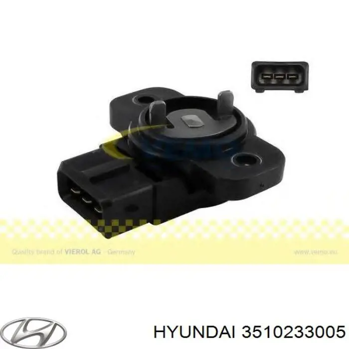 3510233005 Hyundai/Kia Датчик положения дроссельной заслонки (потенциометр)