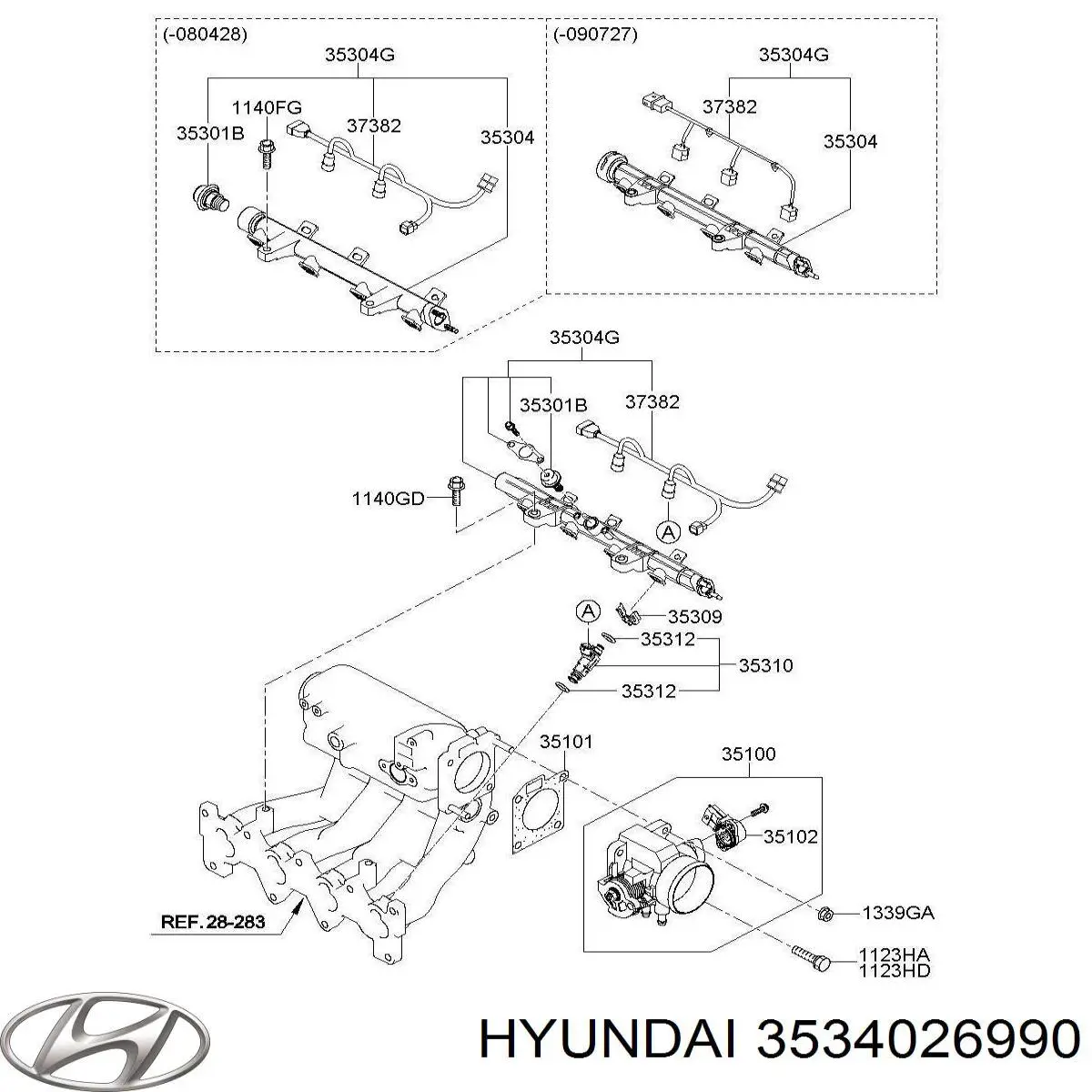 3534026990 Hyundai/Kia сравнить цены на Автопро