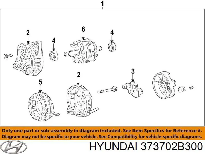 373702B300 Hyundai/Kia реле регулятор генератора