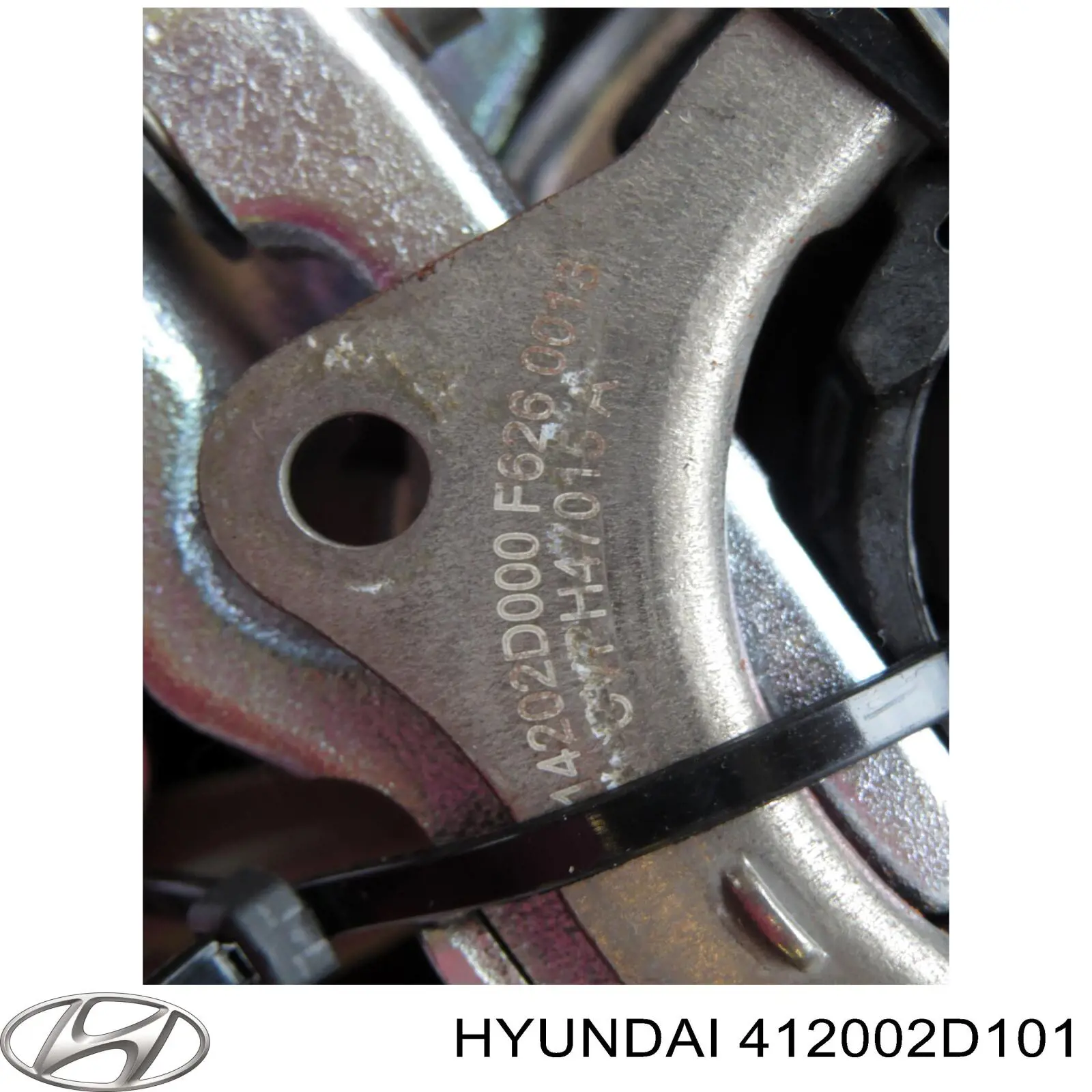 412002D101 Hyundai/Kia корзина сцепления с диском