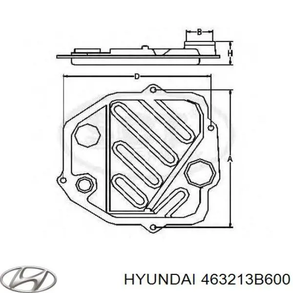 463213B600 Hyundai/Kia фильтр акпп