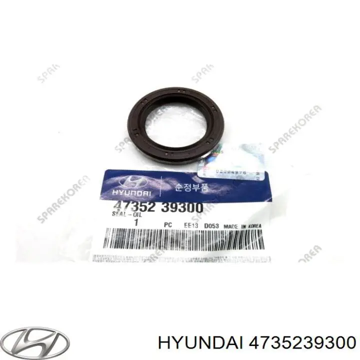 4735239300 Hyundai/Kia Сальник редуктора переднего моста
