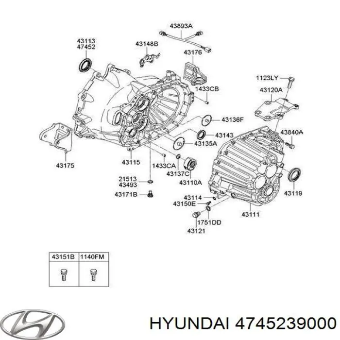 4745239000 POS сальник полуоси переднего моста правой