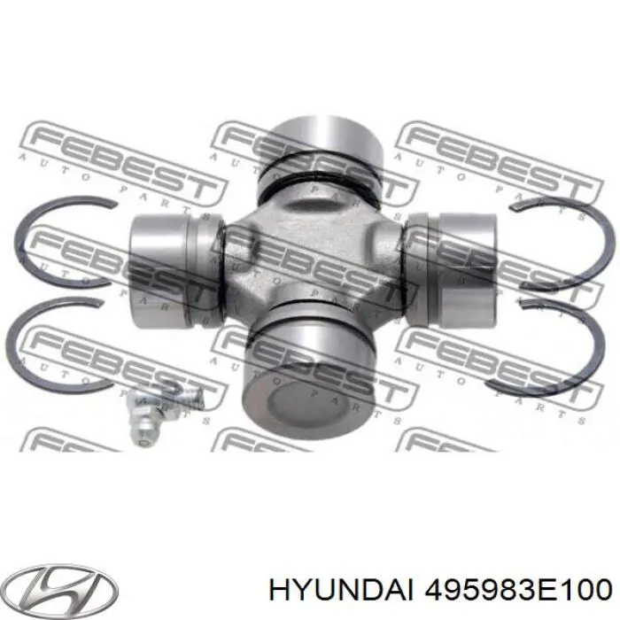 495983E100 Hyundai/Kia Крестовина карданного вала заднего