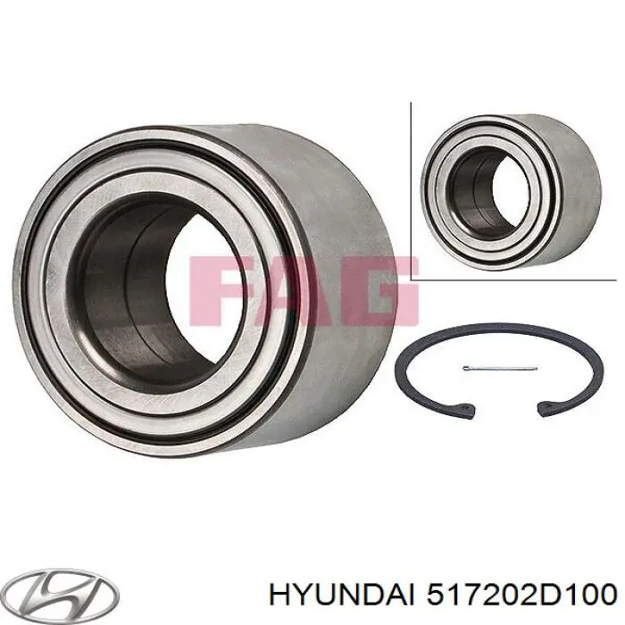 517202D100 Hyundai/Kia Подшипник ступицы передней