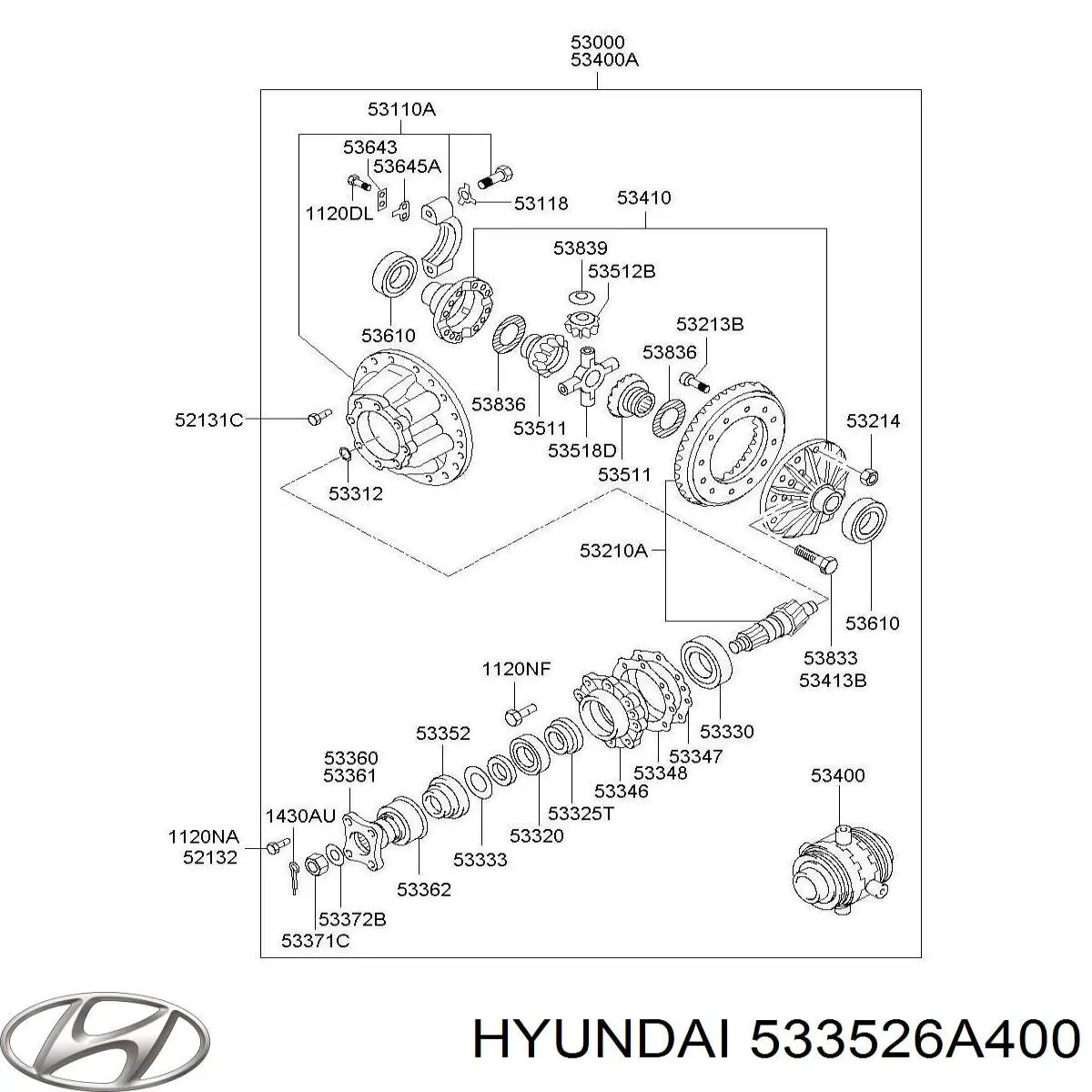 533526A400 Hyundai/Kia seal-oil