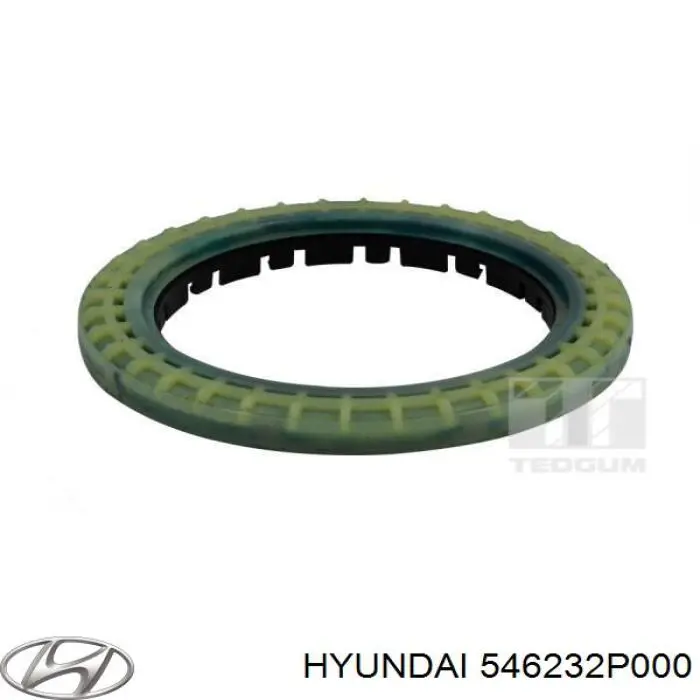 546232P000 Hyundai/Kia Проставка (резиновое кольцо) пружины передней ...
