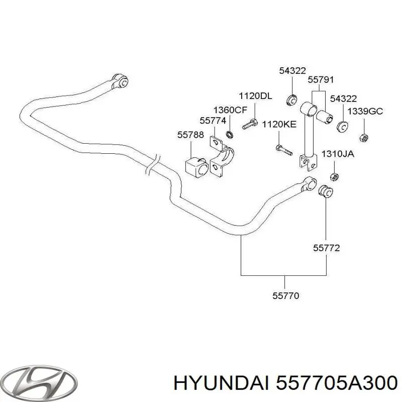 557705A300 Hyundai/Kia сравнить цены на Автопро