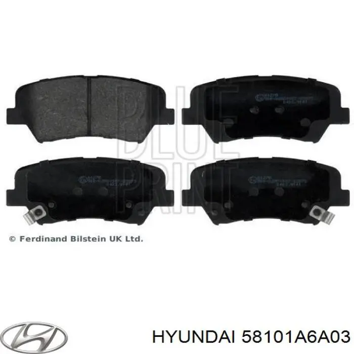 58101A6A03 Hyundai/Kia колодки передние