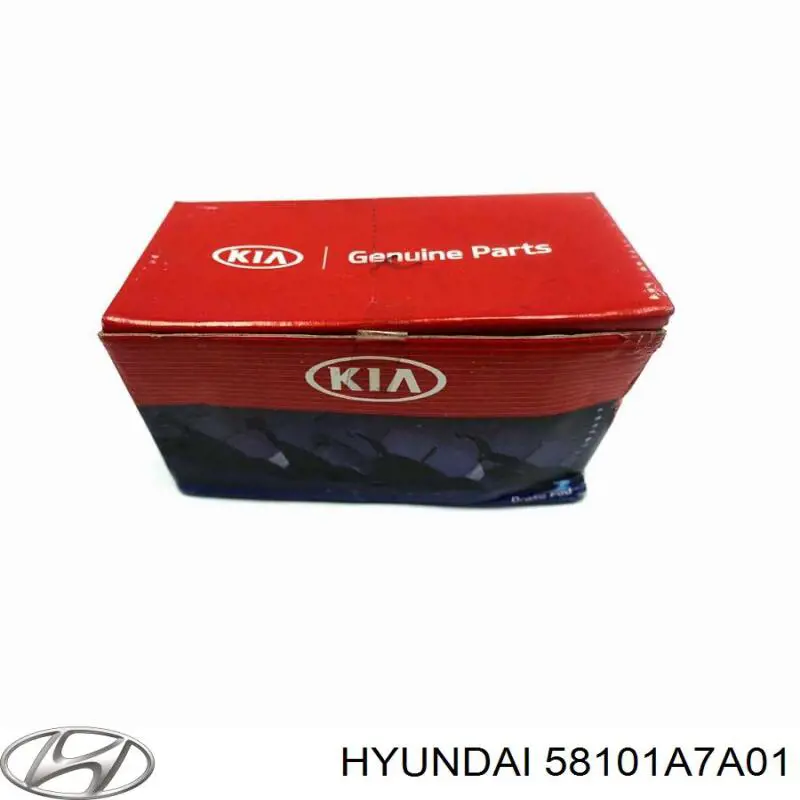 58101A7A01 Hyundai/Kia колодки передние