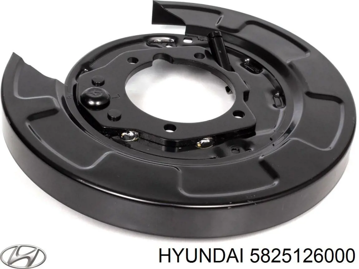 5825126000 Hyundai/Kia Защита тормозного диска заднего левая