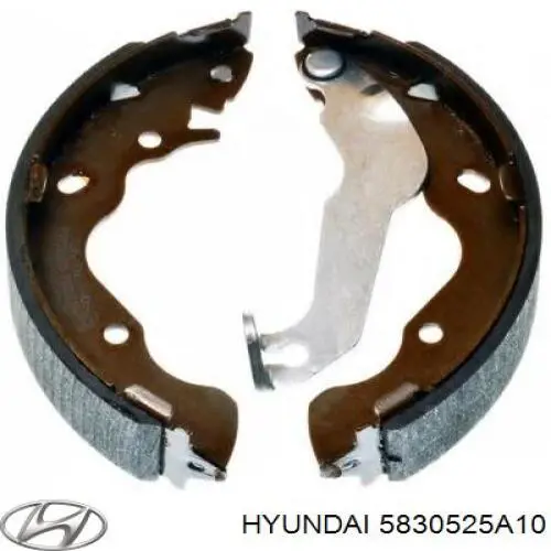 5830525A10 Hyundai/Kia колодки тормозные задние барабанные