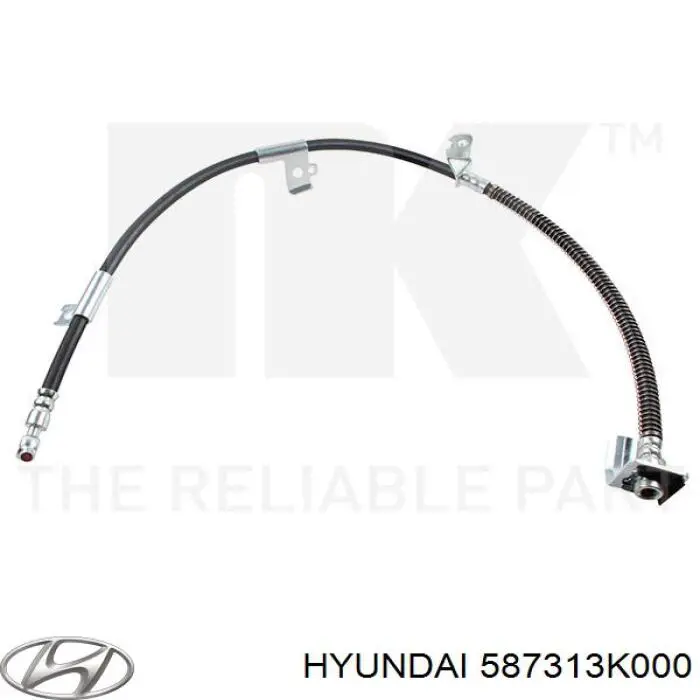 58731-3K000 Hyundai/Kia шланг тормозной передний