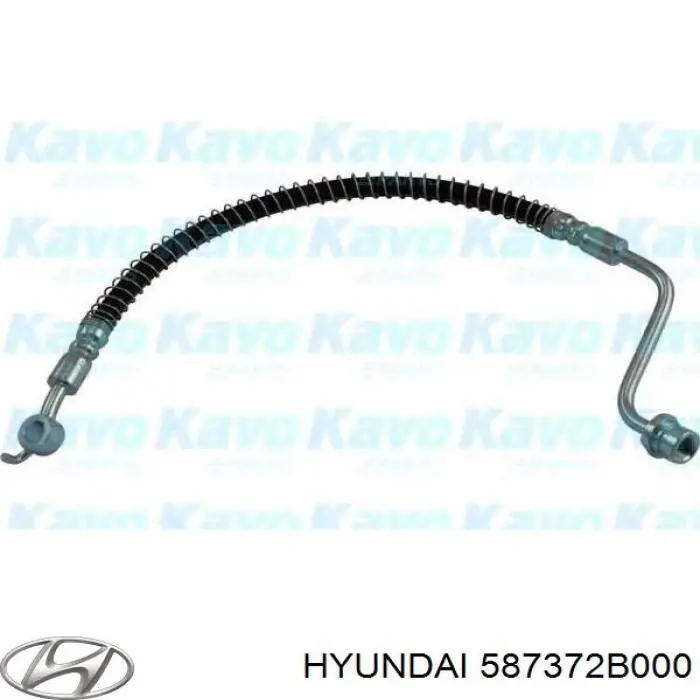 587370W000 Hyundai/Kia шланг тормозной задний левый
