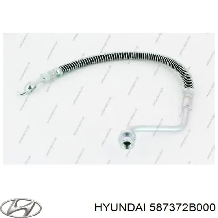 587370W000 Hyundai/Kia шланг тормозной задний левый