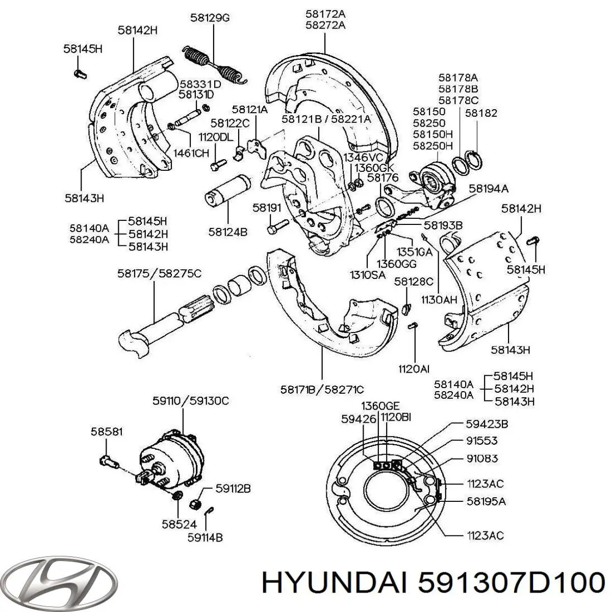 591307D100 Hyundai Kia 591307d100-hyundai-kia