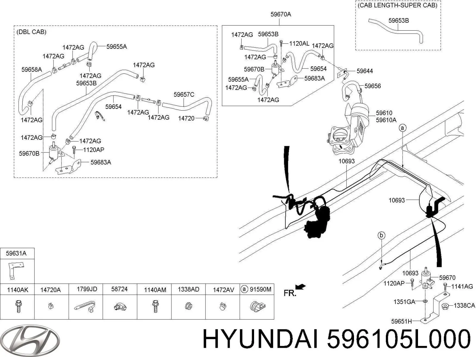 596105L000 Hyundai/Kia сравнить цены на Автопро