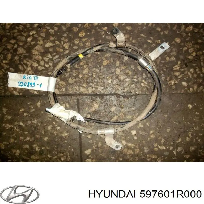 597601R000 Hyundai/Kia трос ручного тормоза задний левый