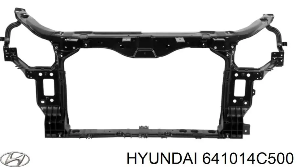 641014C500 Hyundai/Kia суппорт радиатора в сборе (монтажная панель ...