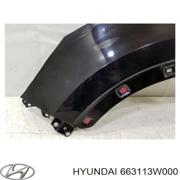 663113W000 Hyundai/Kia Крыло переднее левое