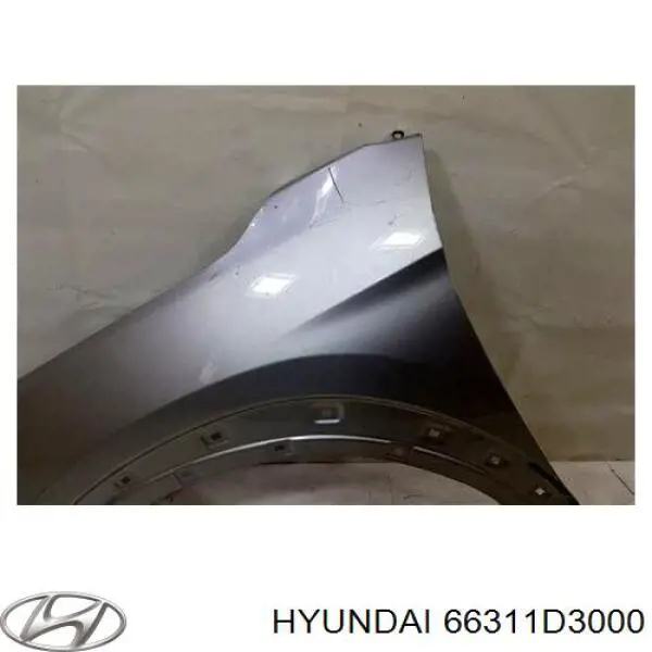 66311D3000 Hyundai/Kia крыло переднее левое