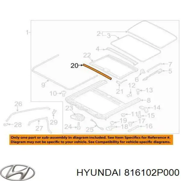 816102P000 Hyundai/Kia сравнить цены на Автопро
