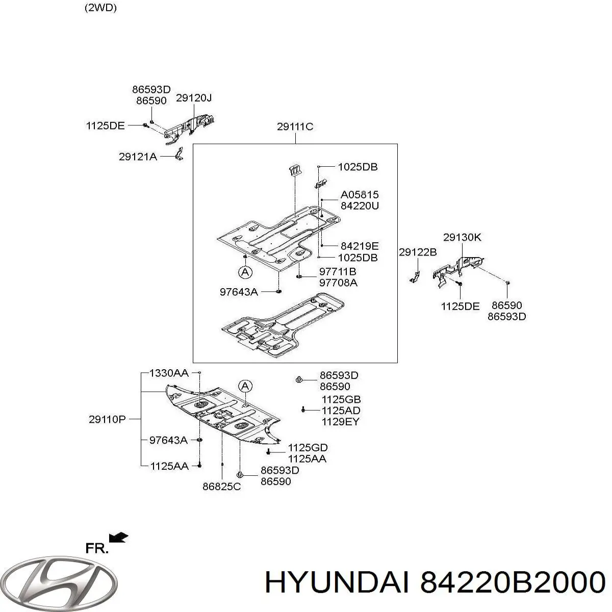 84220B2000 Hyundai/Kia сравнить цены на Автопро