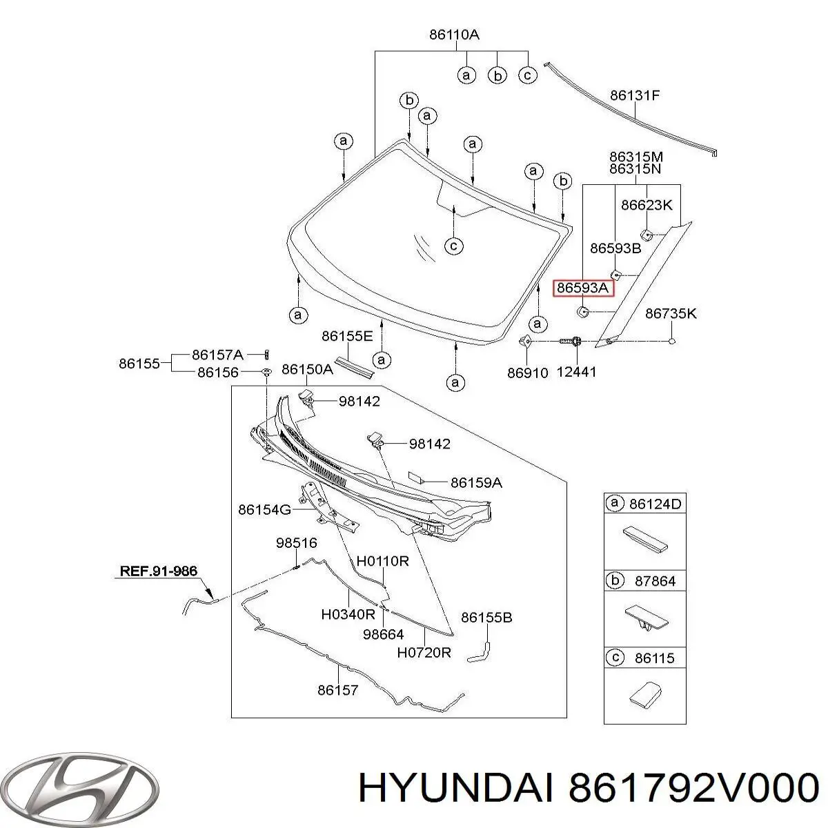 861792V000 Hyundai/Kia сравнить цены на Автопро