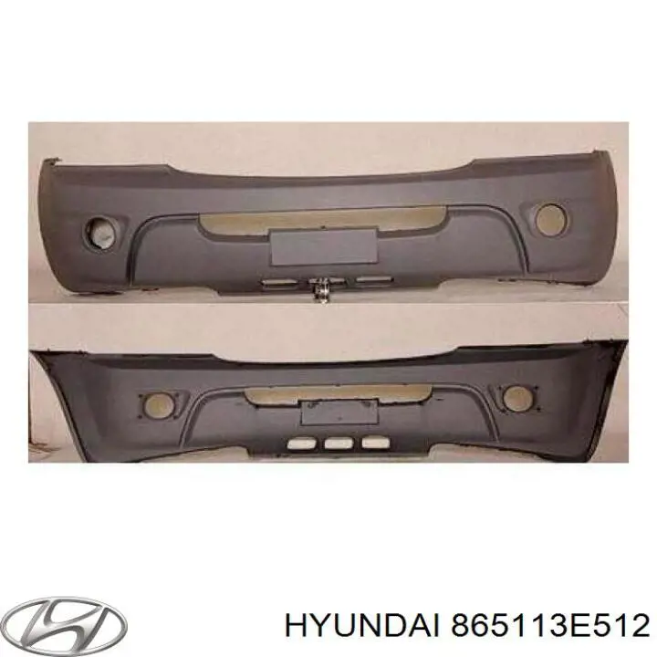 865113E512 Hyundai/Kia бампер передний