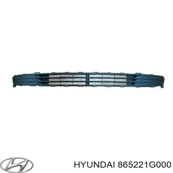 86522-1G000 Hyundai/Kia Решетка бампера переднего центральная