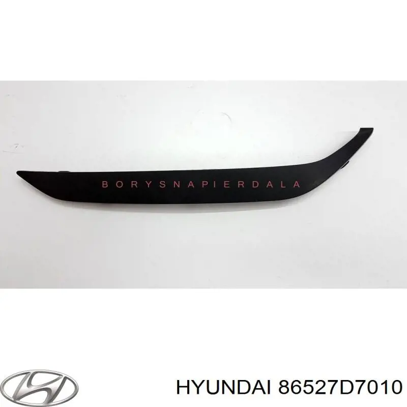 86527D7010 Hyundai/Kia окантовка бампера фары противотуманной lh tucson