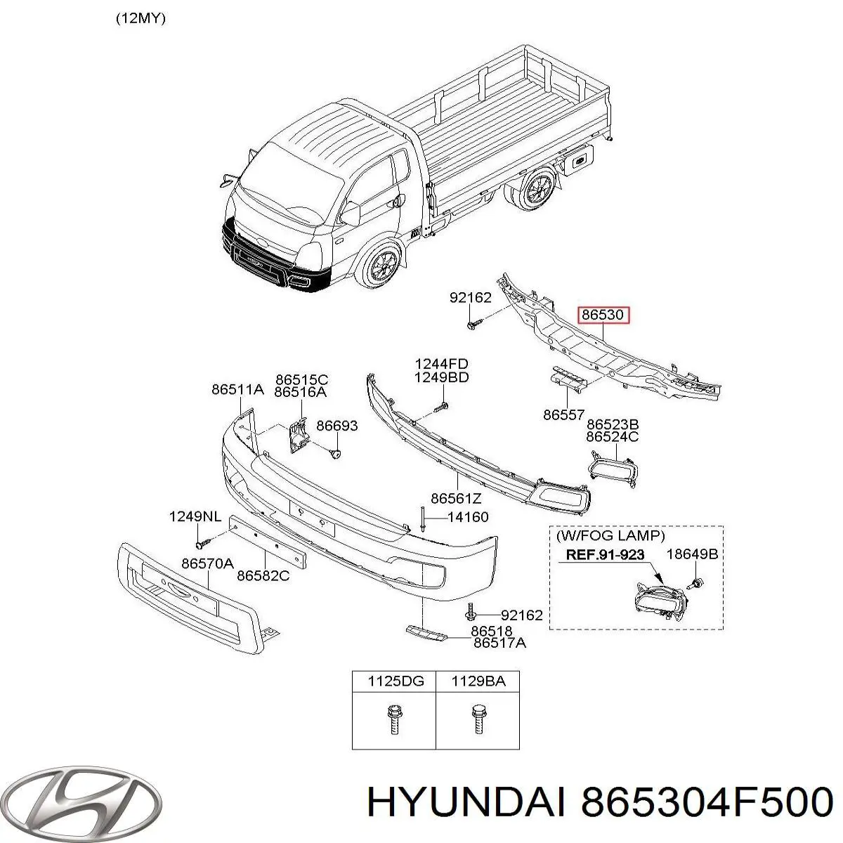 865304F500 Hyundai/Kia сравнить цены на Автопро