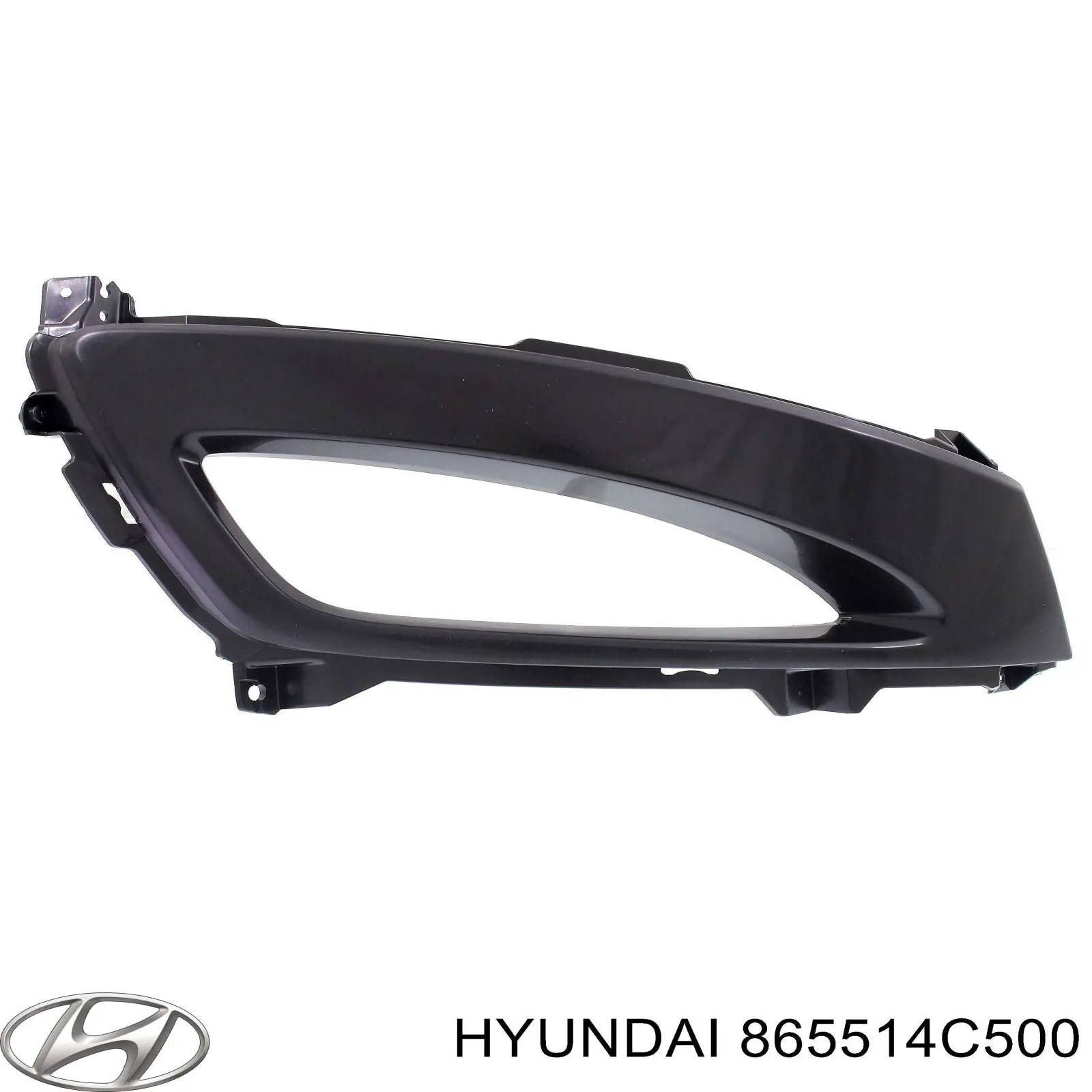 865514C500 Hyundai/Kia заглушка (решетка противотуманных фар бампера ...