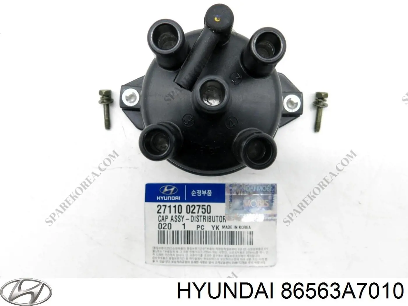 86563A7010 Hyundai/Kia ободок (окантовка фары противотуманной левой)