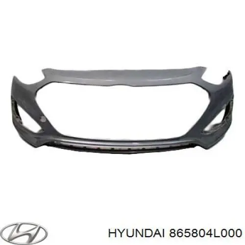 865804L000 Hyundai/Kia усилитель бампера переднего