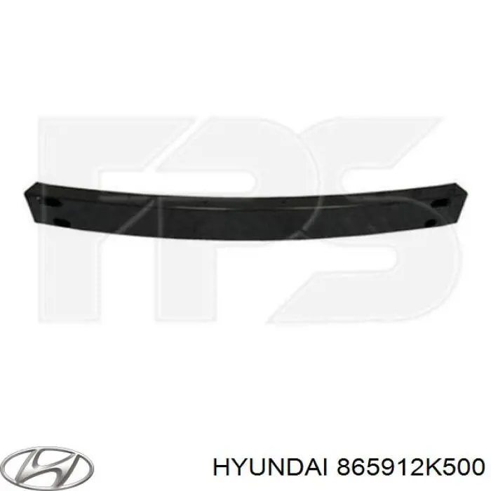 865912K500 Hyundai/Kia усилитель бампера переднего (86591-2k500 mobis)
