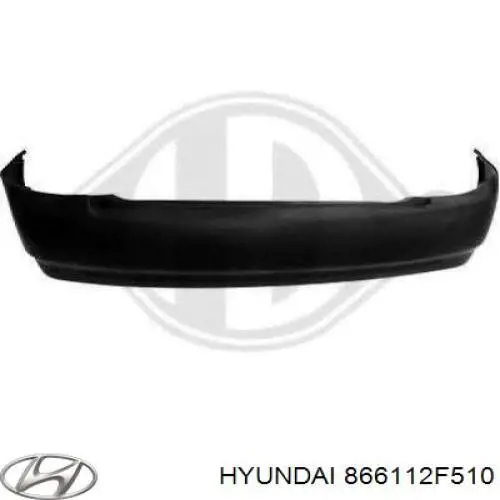 86611-2F510 Hyundai/Kia Бампер задний