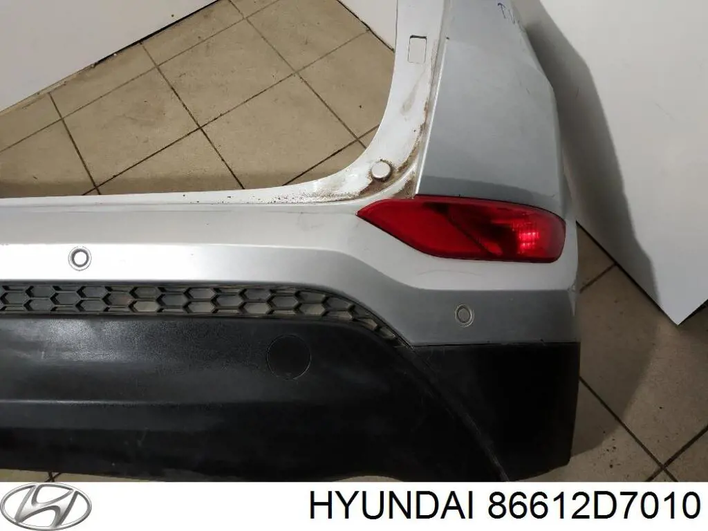 86612D7010 Hyundai/Kia Бампер задний, нижняя часть