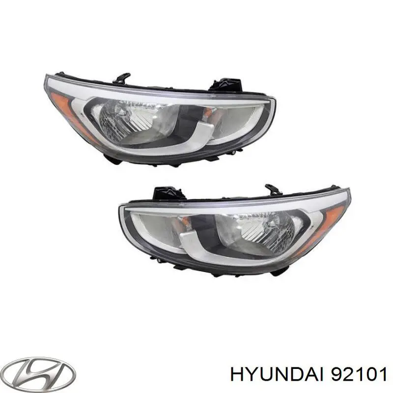 92101 Hyundai/Kia Фара левая