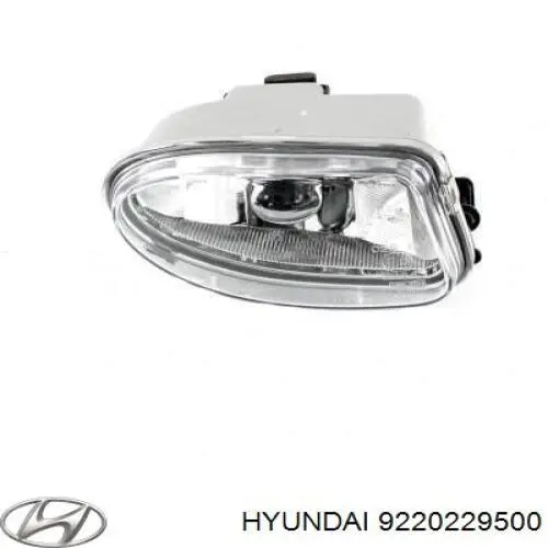 92202-29500 Hyundai/Kia правая противотуманная фара