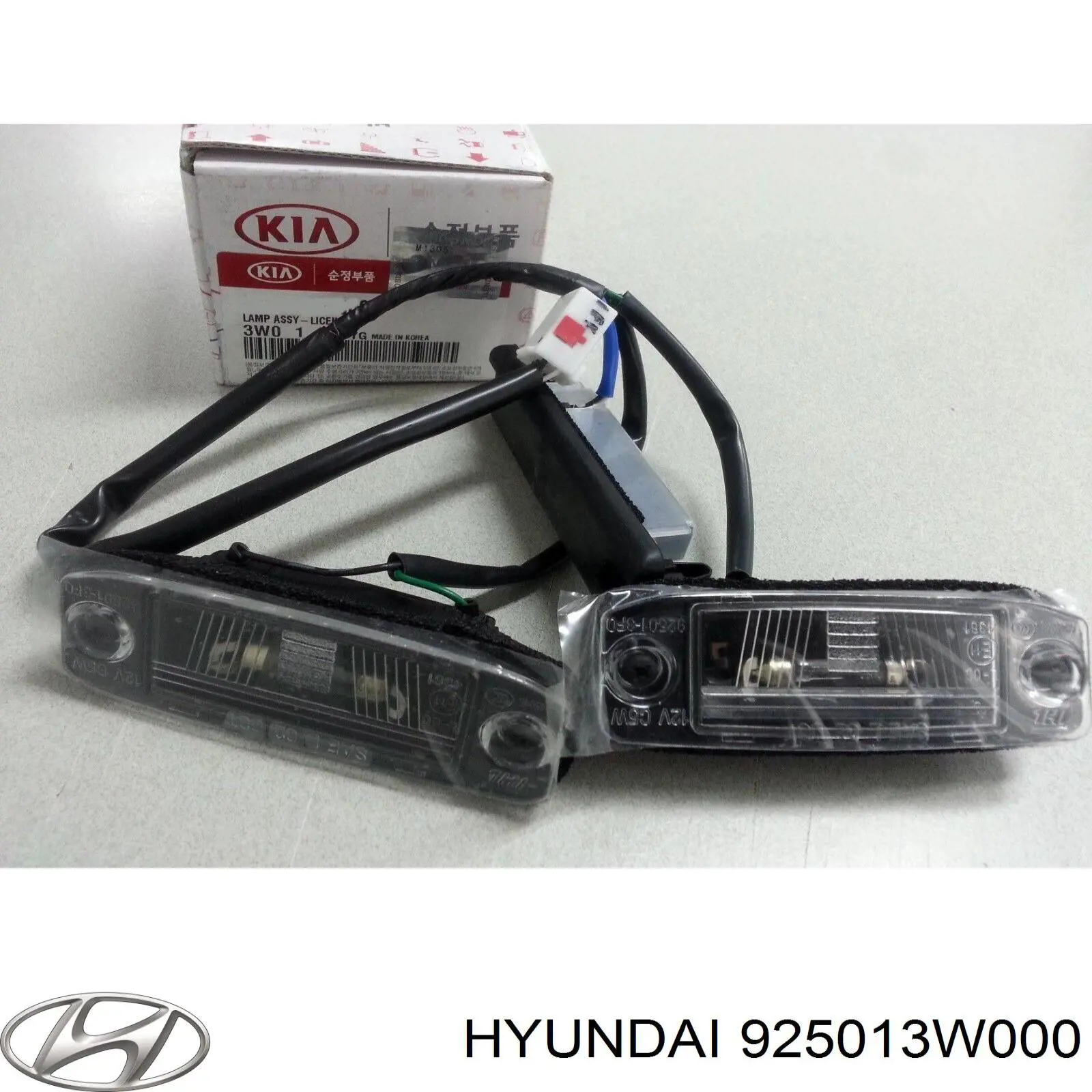 925013W000 Hyundai/Kia Фонарь подсветки заднего номерного знака