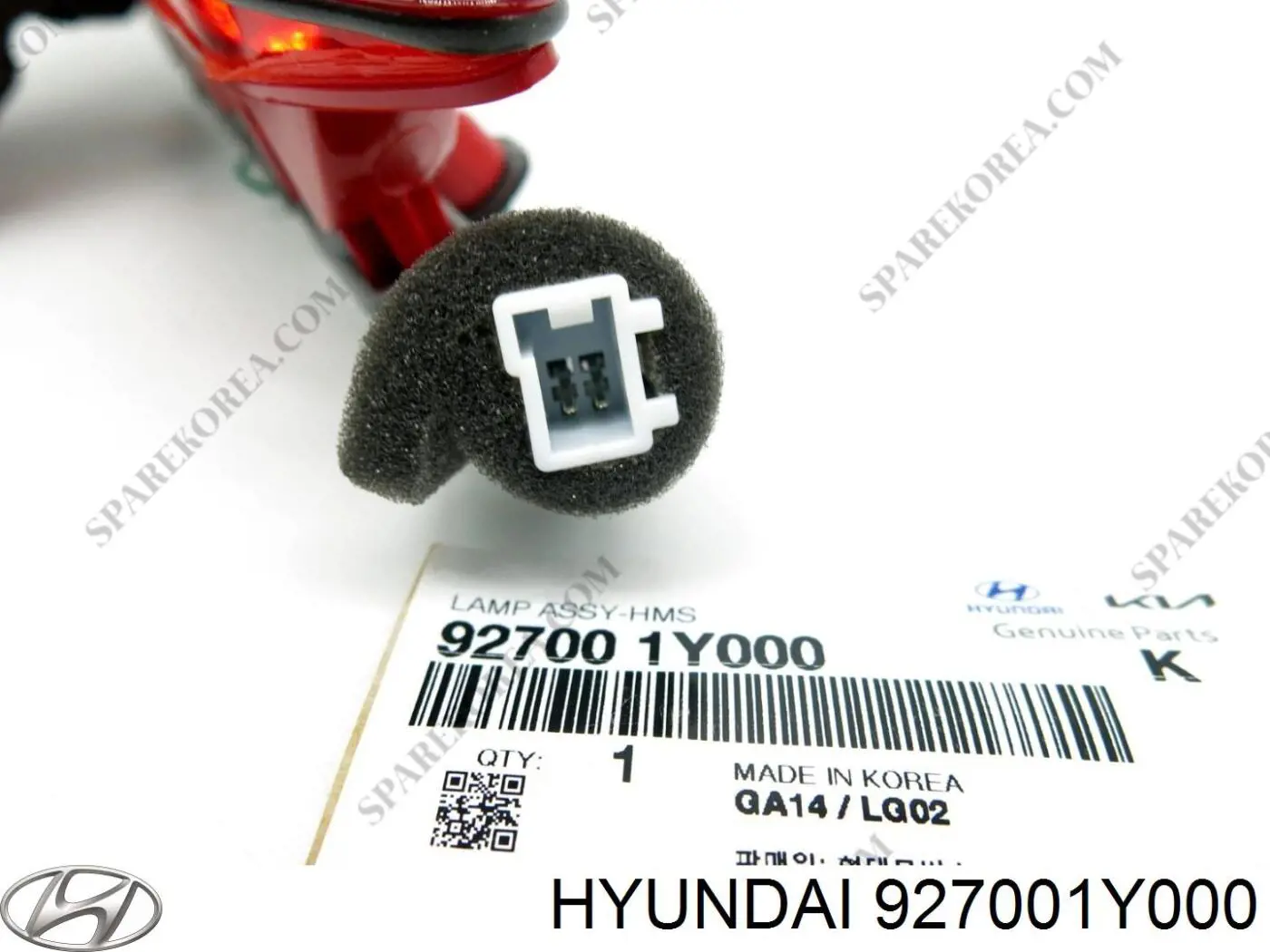 927001Y000 Hyundai/Kia Стоп-сигнал задний дополнительный