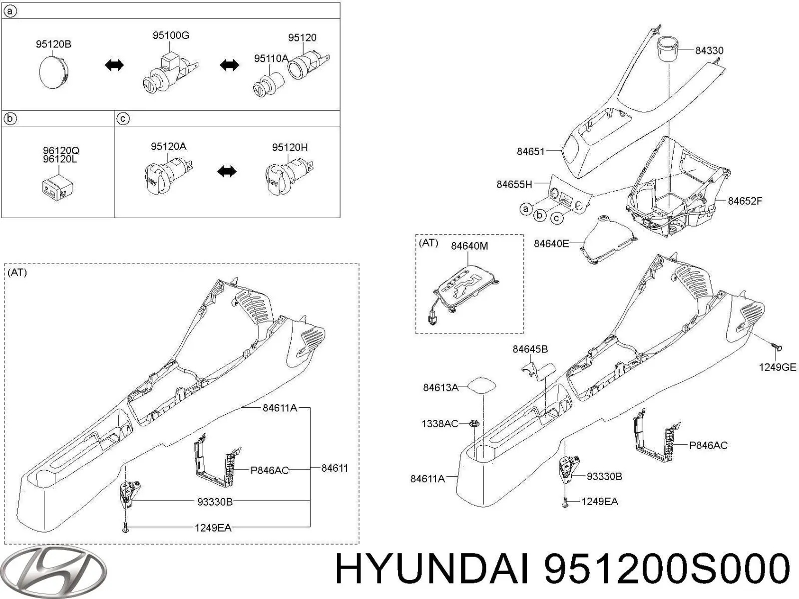 951200S000 Hyundai/Kia сравнить цены на Автопро