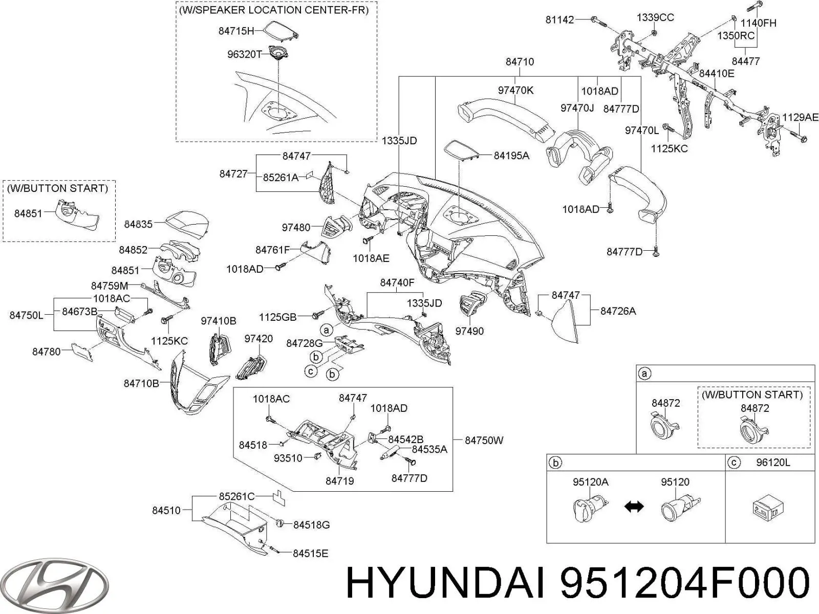 951204F000 Hyundai/Kia сравнить цены на Автопро