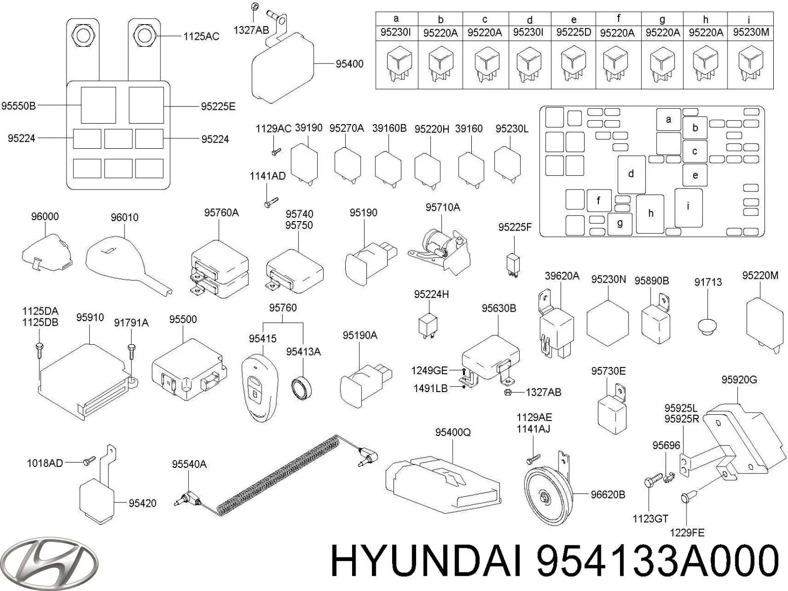954133A000 Hyundai/Kia елемент живлення