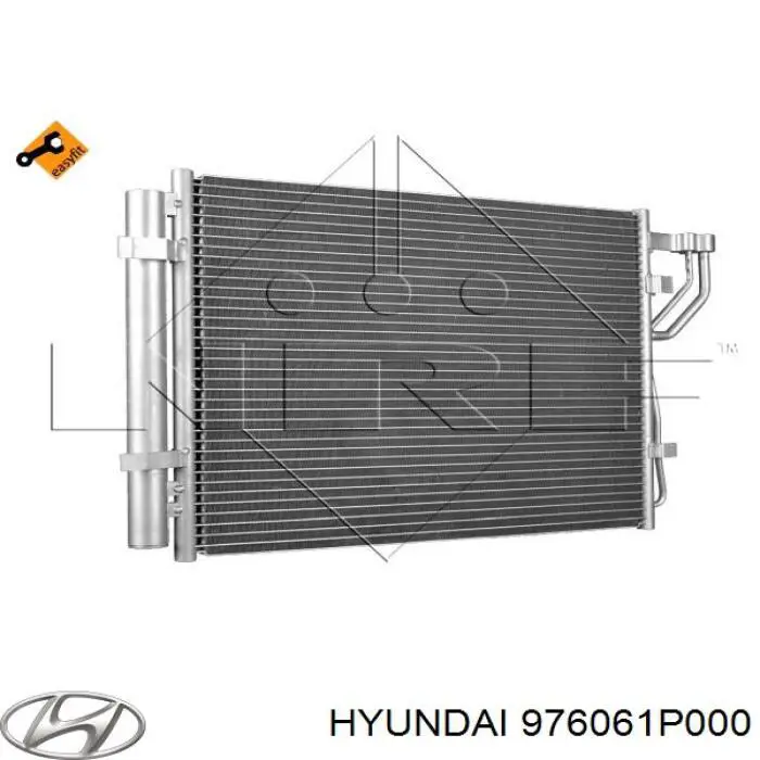 976061P000 Hyundai/Kia радиатор кондиционера