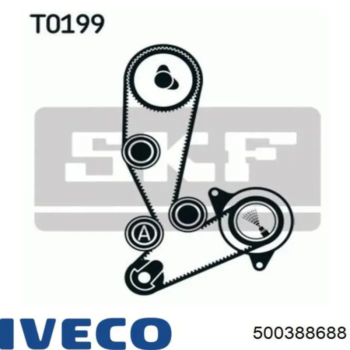 500388688 Iveco ролик ремня грм паразитный