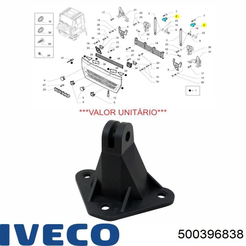 500396838 Iveco сравнить цены на Автопро